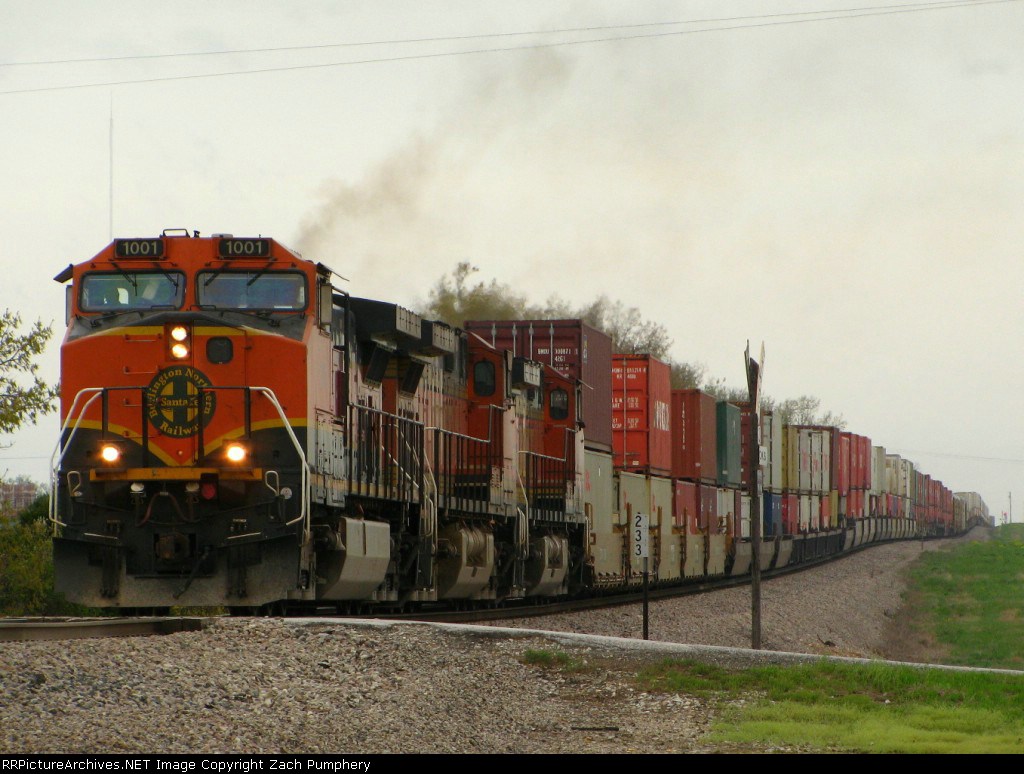 Southbound BNSF Intermodal